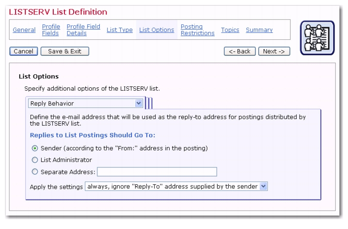 Creating Hosted LISTSERV Lists
